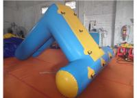 China Heat - Welding Seams Inflatable Floating Slide 3*2.2*1.8m For Water Park / Lake for sale