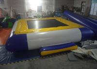 China 0.9mm PVC Attractive Inflatable Sports Games , Bungee Jumping Trampoline For Fun Games for sale