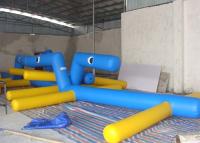 China Outdoor Giant Inflatable Water Game / Inflatable Floating Water Park Trampoline Combo for sale