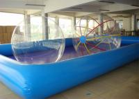 China Extra Large Inflatable Pool / Deep Portable Swimming Pools For Adults for sale