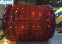 China 0.7mm TPU Red Inflatable Body Balls / Human Sized Large Inflatable Beach Balls for sale