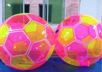 China Football Shape Colorful Inflatable Water Walking Ball For Rentals for sale