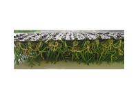 China 18-60mm Playground Artificial Grass Latex Turf Under Playset for sale