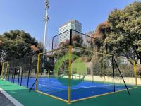 China Hot Sale 12mm Padel Tennis Fields Clear Tempered Glass Panoramic Outdoor Padel Court for sale
