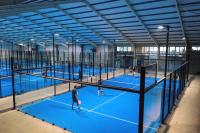 China Hot Sale 12mm Padel Tennis Fields Clear Tempered Glass Panoramic Outdoor Padel Court for sale