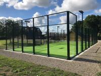 China 10mm 12mm 15mm Tennis Artificial Grass 4m Full Size Tennis Court 10x20m for sale