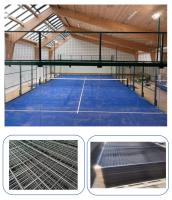 China Panoramic Tennis Artificial Grass 10x20m Padel Artificial Grass for sale