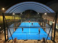 China Customized Factory Wholesale 4m Panoramic Padel Tennis Court 10x20m 4x20m for sale