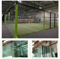 China Customized Factory Wholesale 4m Panoramic Padel Tennis Court 10x20m 4x20m for sale