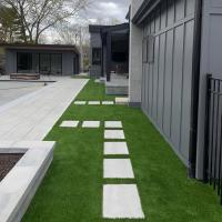 China 50mm Landscaping Artificial Grass 40-60mm Fake Grass Edging for sale