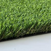 China 35mm Natural Looking Artificial Grass Turf High Density In Backyard for sale