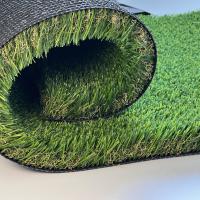 China 35mm Natural Looking Artificial Grass Turf High Density In Backyard for sale