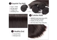 China Natural Black Malaysian Hair Extensions 10-30 Inch Malaysian Natural Straight Hair for sale