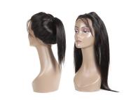China Real 360 Frontal Virgin Hair , Brazilian Lace Frontal Pieces Natural Color for sale