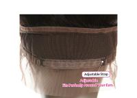 China Real 360 Frontal Virgin Hair , Brazilian Lace Frontal Pieces Natural Color for sale
