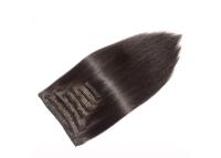 China Color #2 Can Be Restyled Silky Smooth Soft Clip in Hair Extension Europe Hair Extension for Hair Salon 18