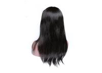 China 100% Brazilian Human Hair Full Lace Wigs , Natural Looking Human Hair Wigs Black Color for sale