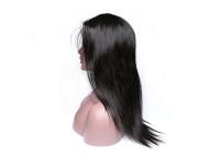 China 100% Brazilian Human Hair Full Lace Wigs , Natural Looking Human Hair Wigs Black Color for sale
