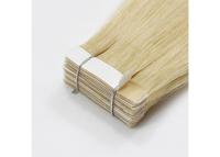 China 613 Pre Bonded Remy PU Tape Hair Extensions No Chemical No Smell for sale