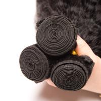 China Virgin Brazilian  Hair Weave Extension Kinky Straight 100gram Bundle No Shedding No Tangling for sale