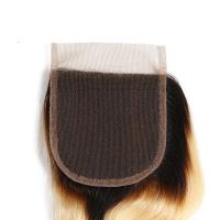 China Free Parting Last Top Closure 130% Density Brazilian Virgin Hair Body Wave Closure for sale