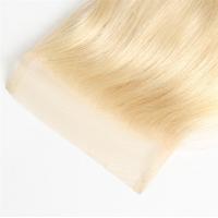 China Blonde #613 Color Body Wave Lace Closure Baby Hair Brazilian Real Human Hair for sale