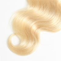 China Blonde #613 Color Body Wave Lace Closure Baby Hair Brazilian Real Human Hair for sale