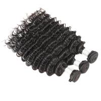 China Hair Weft Real Virgin Peruvian Hair Deep Wave 100% Human Hair Extension for sale