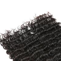 China Hair Weft Real Virgin Peruvian Hair Deep Wave 100% Human Hair Extension for sale