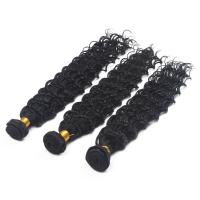 China Virgin Malaysian Remy Hair Extensions Deep Wave With Thick Bottom for sale