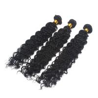 China Virgin Malaysian Remy Hair Extensions Deep Wave With Thick Bottom for sale