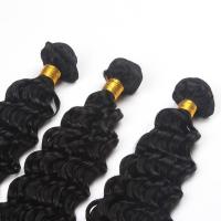 China Virgin Malaysian Remy Hair Extensions Deep Wave With Thick Bottom for sale