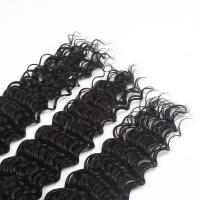 China Virgin Malaysian Remy Hair Extensions Deep Wave With Thick Bottom for sale