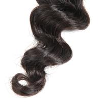 China Premium Quality Brazilian Virgin Hair Loose Wave with Closure Hair Bundles for sale