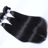 China 7A Straight Brazilian Hair Bundles With Closure , Grade 7A Human Hair for sale