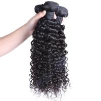 China Unprocessed Indian Deep Curly Hair Bundles Durable With High Temperature Disinfection for sale