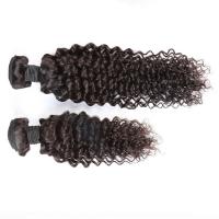 China Unprocessed Indian Deep Curly Hair Bundles Durable With High Temperature Disinfection for sale