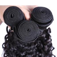 China Unprocessed Indian Deep Curly Hair Bundles Durable With High Temperature Disinfection for sale