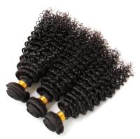China 9A Natural Kinky Curly Hair Bundles Double Drawn Hair Extensions Weft for sale