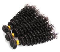 China 9A Natural Kinky Curly Hair Bundles Double Drawn Hair Extensions Weft for sale