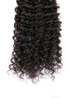 China 9A Natural Kinky Curly Hair Bundles Double Drawn Hair Extensions Weft for sale