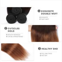 China 100% Pure 3 Tone Hair Weave 100Gram Human Hair Extensions No Chemical for sale