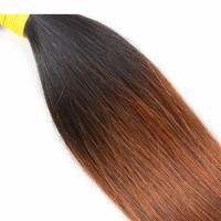 China Peruvian Ombre Hair Weave Extension , 7A Ombre Straight Hair Weave for sale