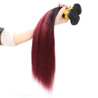 China Brazilian Virgin Ombre Hair Weave Ombre Human Hair Extensions 12