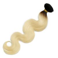 China Brazilian Human Ombre Hair Weave Body Wave Raw Virgin Hair 12 Inch - 24 Inches for sale