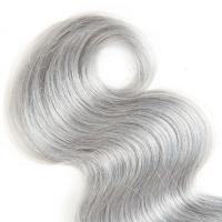 China 1B Grey Ombre Hair Weave Brazilian Ombre Curly Weave No Chemical for sale