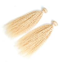 China Full Head Ombre Hair Extensions Real Hair 3 Bundes , Ombre Curly Human Hair Weave for sale