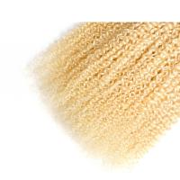 China Full Head Ombre Hair Extensions Real Hair 3 Bundes , Ombre Curly Human Hair Weave for sale