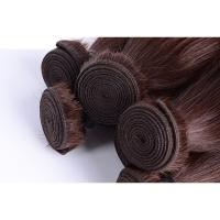 China Peruvian Human Virgin Ombre Hair Weave Color #4 Dark Brown Brazilian Hair for sale