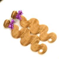 China Unprocessed Virgin Hair Extension #27 Body Wave Hair 3 Bundles With Closure for sale